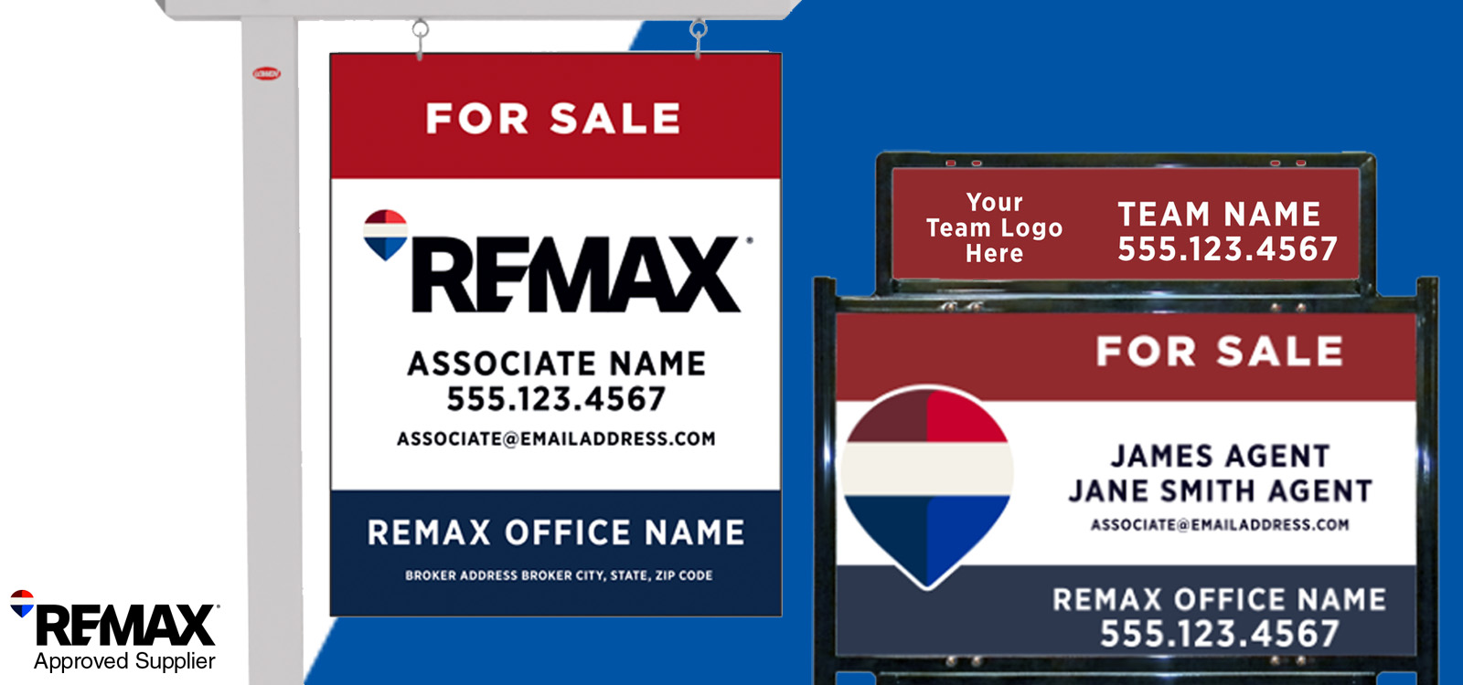 REMAX 2025: Rebranded Real Estate Signs In Stock | Lowen Blog