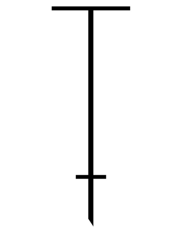 Independent Real estate angle iron sign stake, 44" - Black 12-688 ...